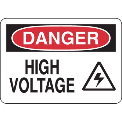 Danger Signs - High Voltage | Danger Sign | Seton