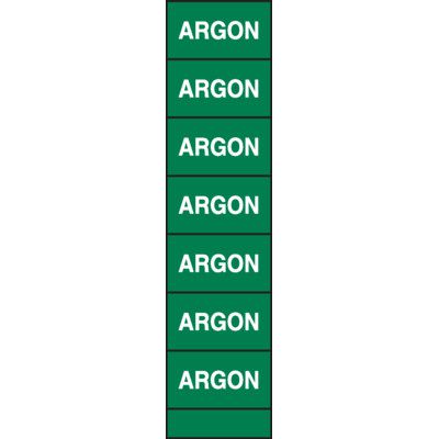 Seton Code™ Economy Self-Adhesive Pipe Markers - Argon | Seton