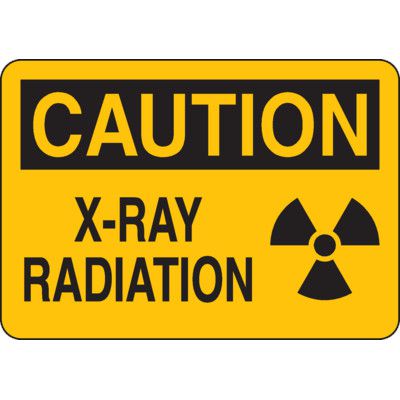 OSHA Caution Signs - X-Ray Radiation | Seton