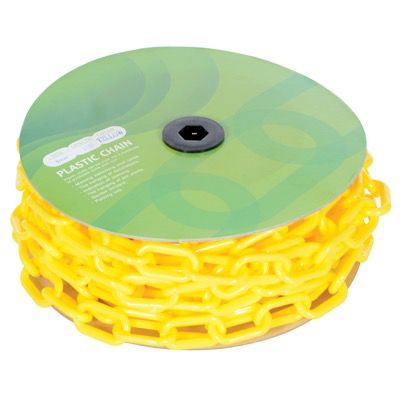 Plastic Yellow Barricade Chains | Emedco