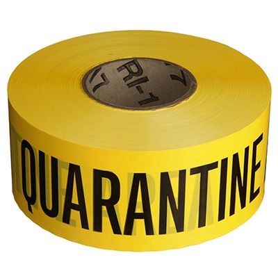 Quarantine Area Barricade Tape Seton