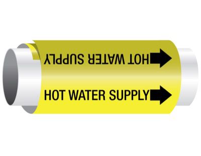 Snap-Around Pipe Markers & Labels | Seton