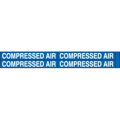 Compressed Air - Economy Pipe Markers | Emedco