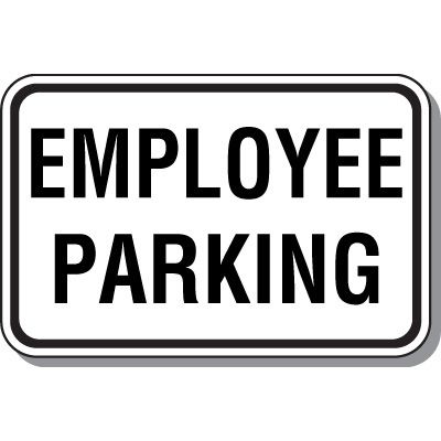 Employee Parking Signs - Employee Parking, Parking Signs | Seton