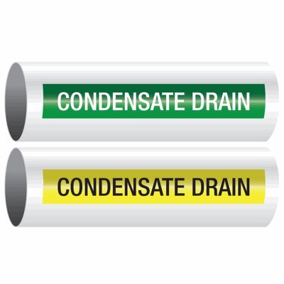 Condensate Drain - Self-Adhesive Pipe Markers | Emedco