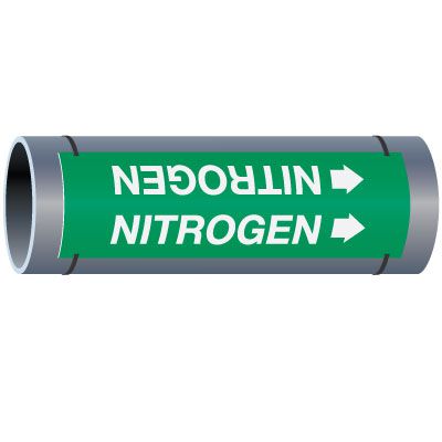 Ultra-Mark® Self-Adhesive High Performance Pipe Markers - Nitrogen | Seton