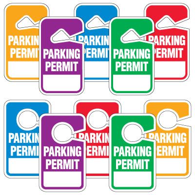 Unnumbered Parking Permits | Emedco