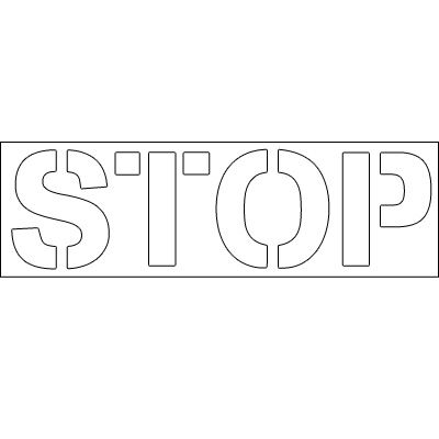 Plastic Word Stencils - Stop|Seton Canada | Seton.ca