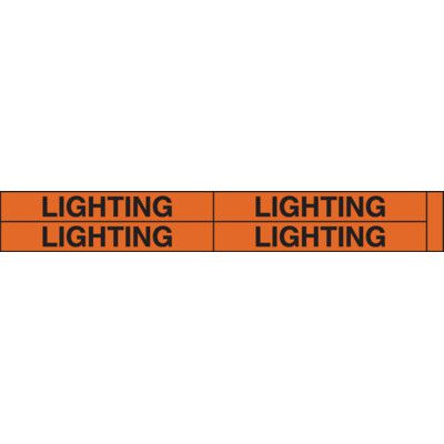 Lighting - Self-Adhesive Electrical Markers | Seton