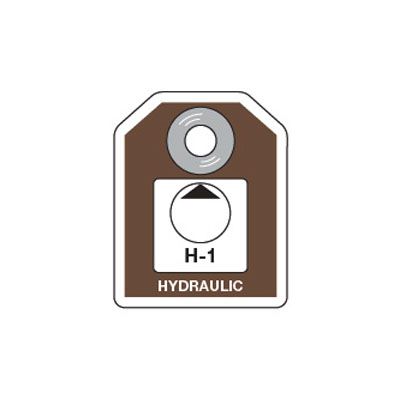 Energy Source ID Tags - Hydraulic, Plastic Tags | Seton