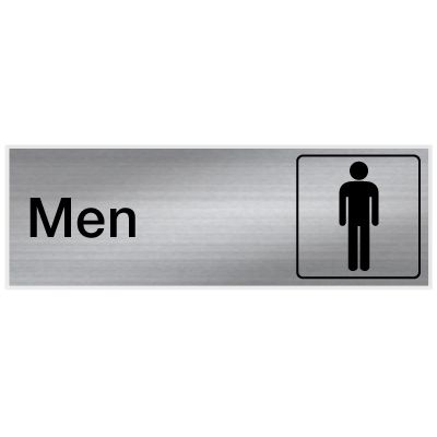 Men - Engraved Rest Room Signs | Seton