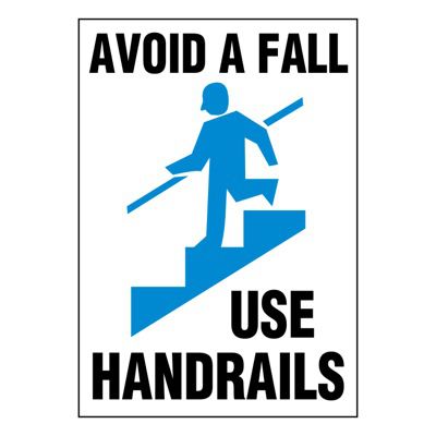 Ultra-Stick Signs - Avoid A Fall|Seton Canada | Seton.ca