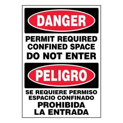 Confined Space Signs - OSHA Compliant | Seton