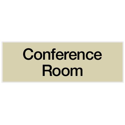 Conference Room - Engraved Standard Worded Signs | Emedco