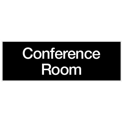 Conference Room - Engraved Standard Worded Signs | Seton