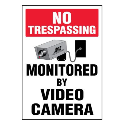 Ultra-Stick Signs - No Trespassing, Adhesive Signs | Seton