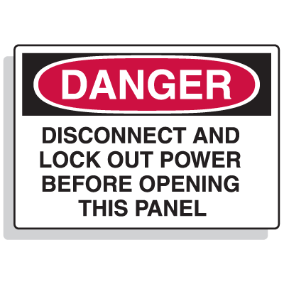 Baler Safety Labels - Danger Disconnect And Lock Out Power Before ...