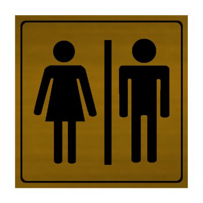 Unisex Restroom Sign w/ Symbol | Seton Canada | Seton.ca