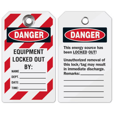 Lockout Tags: ID Tags, Energy Source Tags & Standard LOTO Tags | Seton
