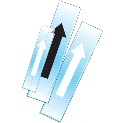 Poly-Code™ Clear Pipe Marker Arrows | Flow Direction Labels | Seton