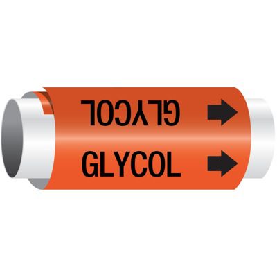 Glycol - Setmark® Snap-Around Pipe Markers | Emedco