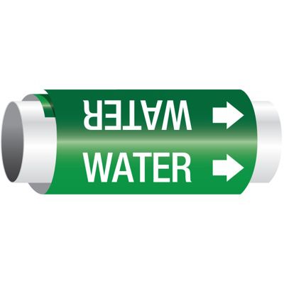 Water - Setmark® Snap-Around Pipe Markers | Emedco