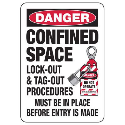 Confined Space Signs - OSHA Compliant | Seton