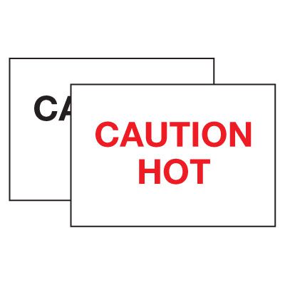 Hot Adhesion Labels - Caution Hot|Seton Canada | Seton.ca