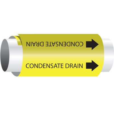Condensate Drain - Setmark® Snap-Around Pipe Markers | Emedco