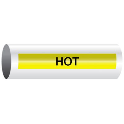 Hot - Self-Adhesive Pipe Markers | Emedco
