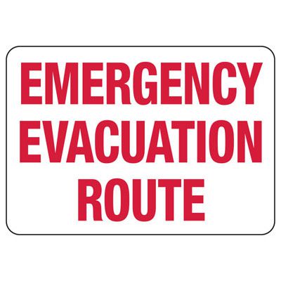 Emergency Exit & Evacuation Signs | Seton