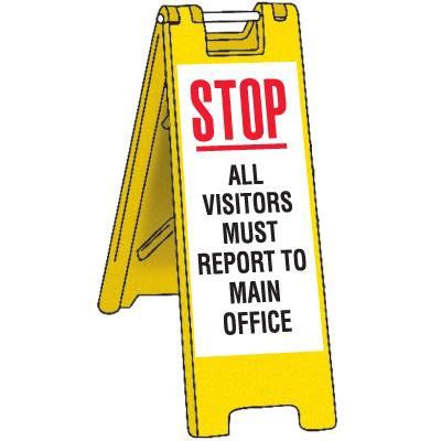 Portable Visitors Security Barricade | Emedco