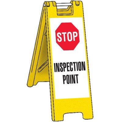 Portable Inspection Point Barricade | Emedco