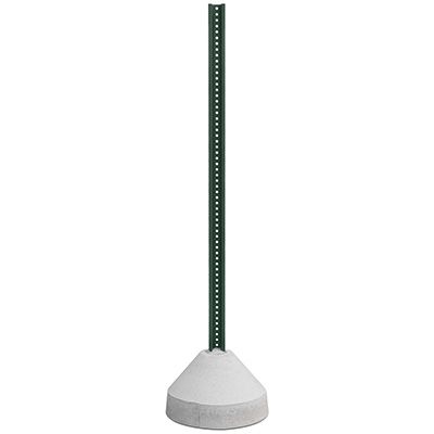 Parking Sign Stanchions & Stands | Heavy-Duty Bases | Emedco
