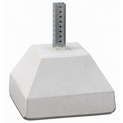 250Lb Concrete Base With Square Post Sleeve | Seton.ca