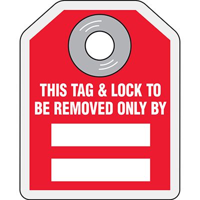 Tag & Lock To Be Removed Only - Hazard ID Padlock Tags|Seton Canada ...