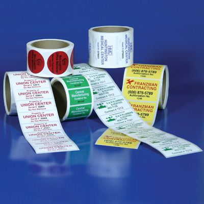 Custom Consecutively Numbered Labels - Roll Form Labels | Seton | Seton