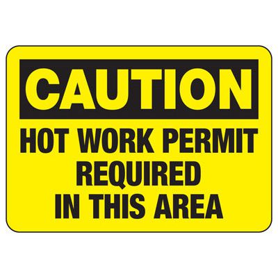 Welding & Hot Work Signs | Seton