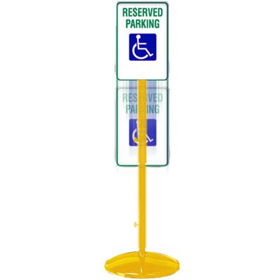 Portable Sign Stands - Height Adjustable | Seton