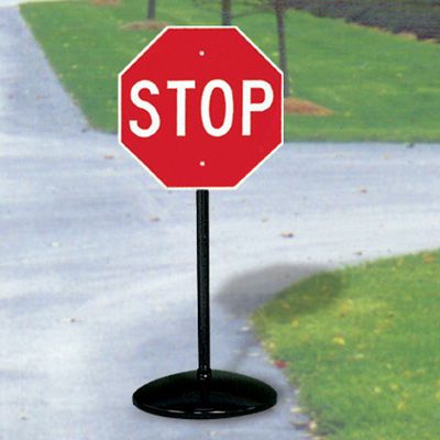 Portable Sign Stands, Sign Stand on Wheels | Seton