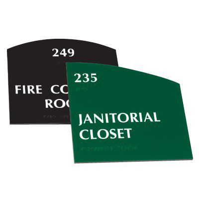 Evolution Custom Facility Signs with Inserts | Seton