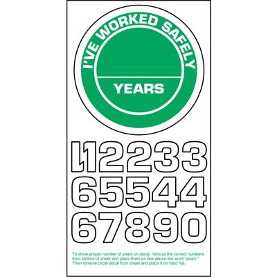 I've Worked Safely Label|Seton Canada | Seton.ca