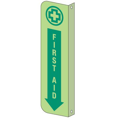 First Aid Station Signs - High Visibility & OSHA Compliant | Seton
