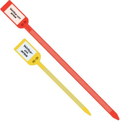 Unnumbered Write-On Cable Ties, Cable Ties, Seal Tags | Emedco