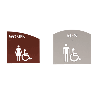 Men's Bathroom Signs | Restroom & Washroom Indicators | Emedco