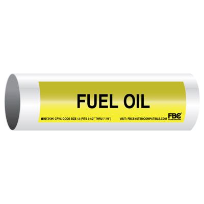 CPVC-Code™ Pipe Markers - Fuel Oil | Seton | Seton