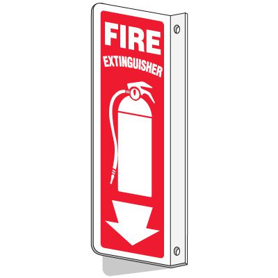 Fire Extinguisher 2-Way View Fire Safety Signs|Seton Canada | Seton.ca
