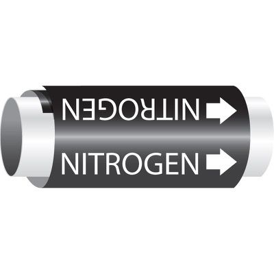 Snap-Around Pipe Markers - Nitrogen | Seton