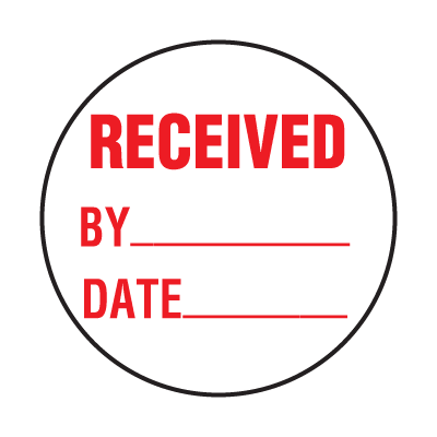 Received Inventory Control Labels | Seton | Seton