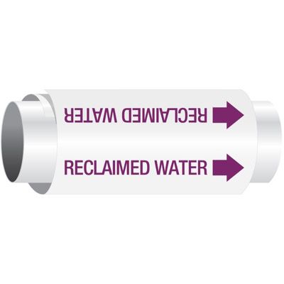 Snap-Around Pipe Markers - Reclaimed Water | Seton Canada | Seton.ca